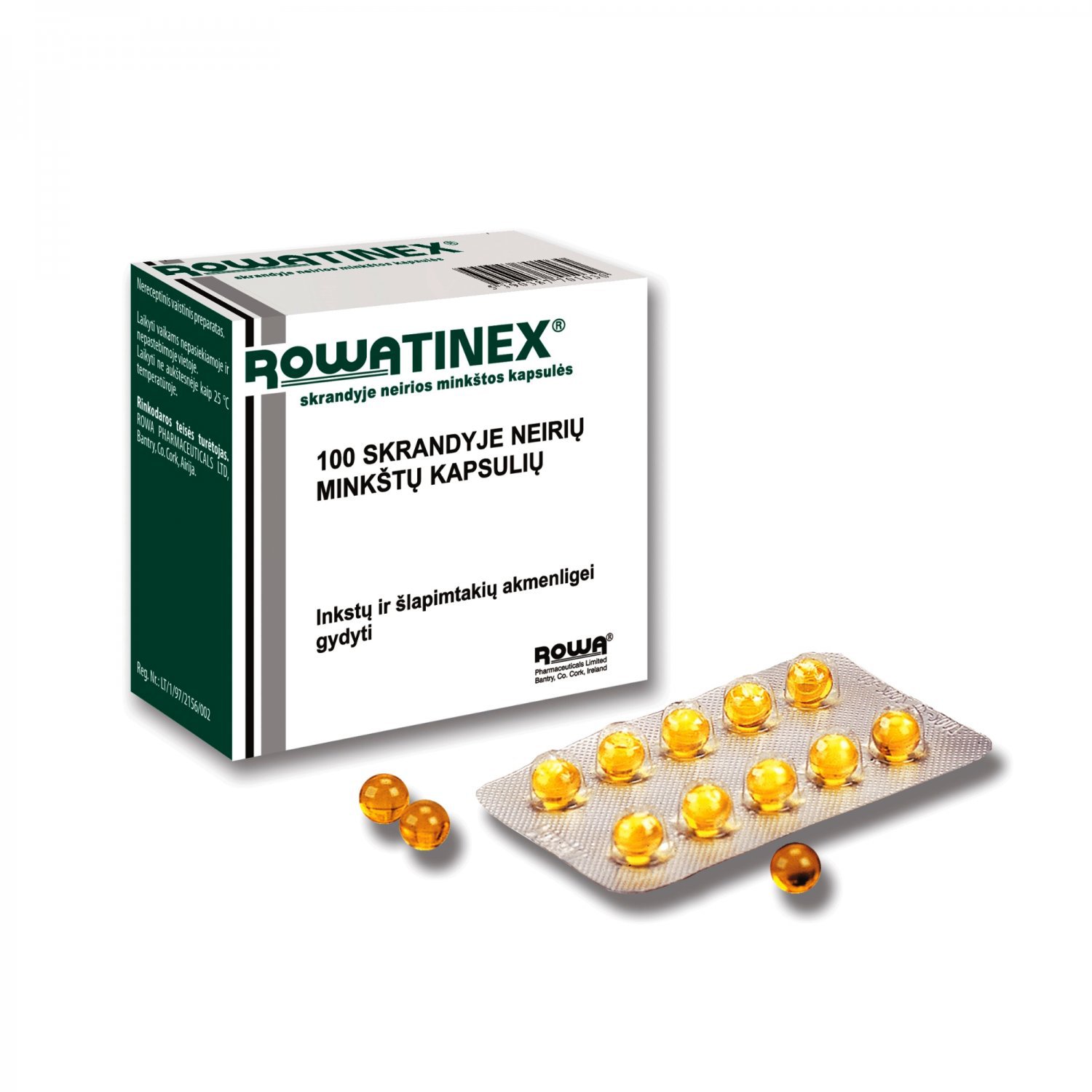 Rowatinex 100 Capsules for Renal Urinary Disorder N100