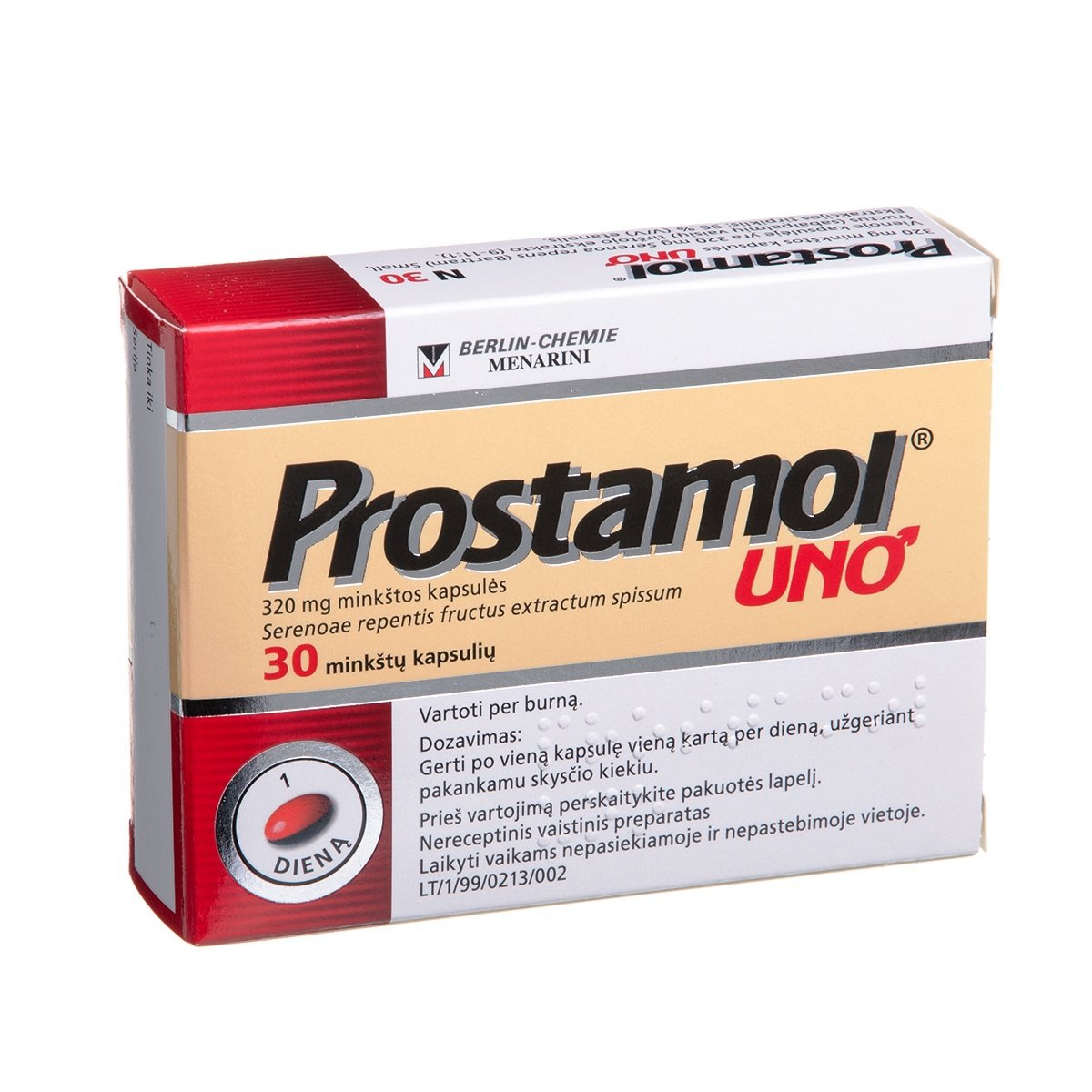 PROSTAMOL UNO 320 mg/ 30 caps For Healthy Prostate & Urine System