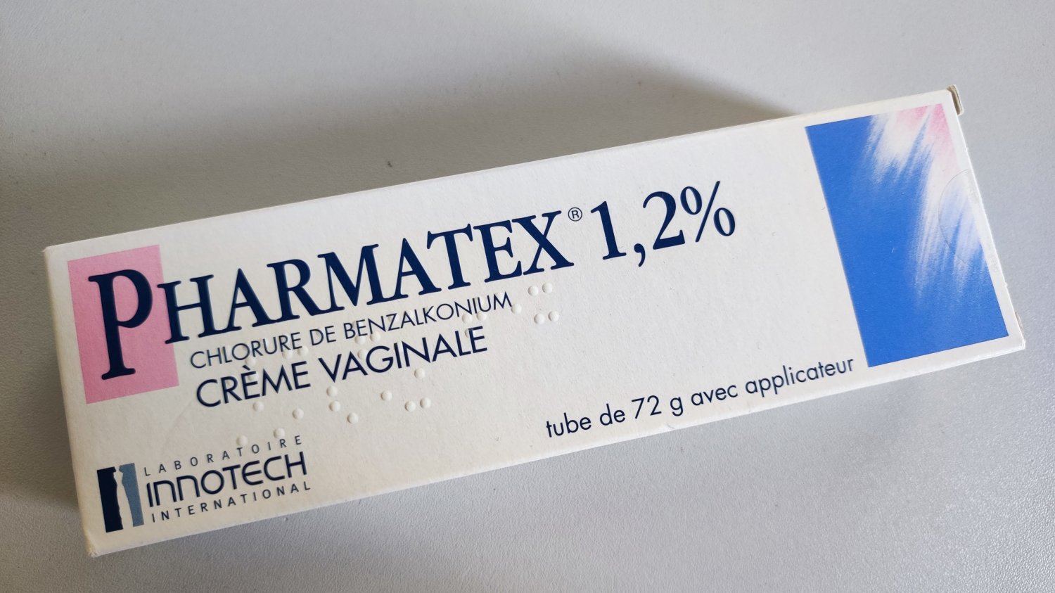 Pharmatex 1.2% Benzalkonium Chloride *72gr Vaginal Cream - Topical ...