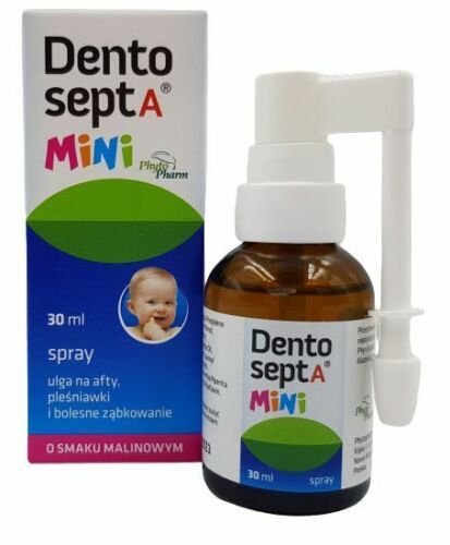 DENTOSEPT MINI 30 ML Antibacterial spray for children, aphthae, thrush ...