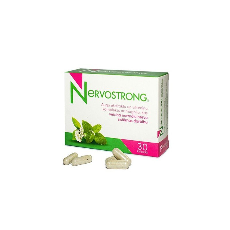 NERVOSTRONG Nervous System Activity Normal Brain Function Supplement 30 ...