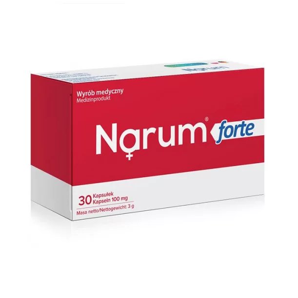 Narum Narine Forte 100 mg - 30 caps. Lactobacillus acidophilus strain ...