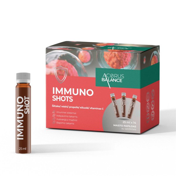ACORUS BALANCE IMMUNO SHOTS, liquid, 25 ml, 14 pcs.