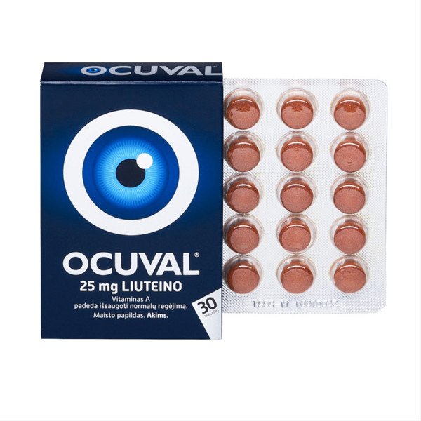 OCUVAL 30 Tablets Vision Eye Health Supplement