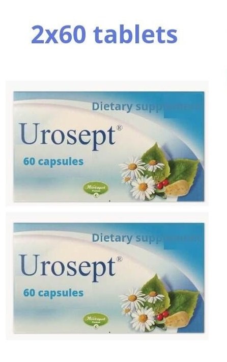 UROSEPT® Helps maintain normal functioning of the urinary system 2x60 ...