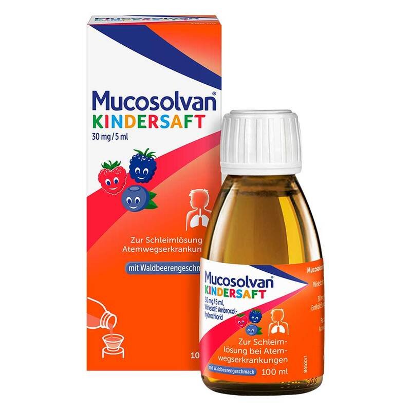 MUCOSOLVAN® Kids Syrup 30mg / 5ml - cough reliever, 100 ml