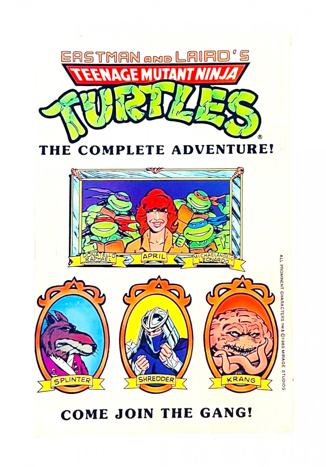 Teenage Mutant Ninja Turtle Adventures, Eastman & Laird's 1988, 7th ...