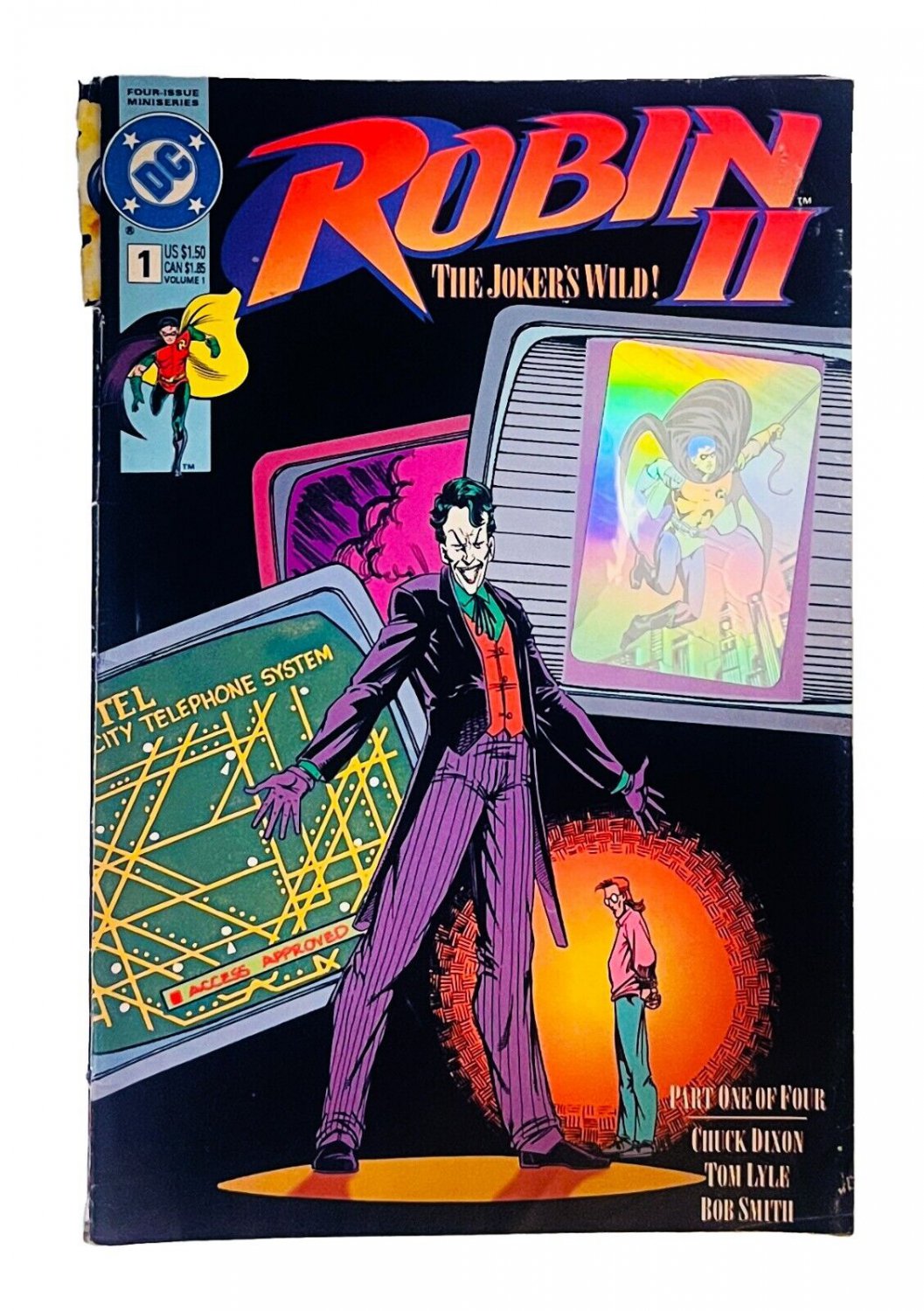 Robin II: The Joker's Wild, Holographic Cover Card #1, '91 DC Comics ...