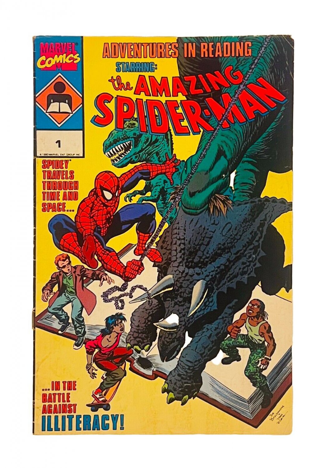 Amazing Spider-Man, Adventures in Reading #1, 1990 Marvel Comics, FR/GD