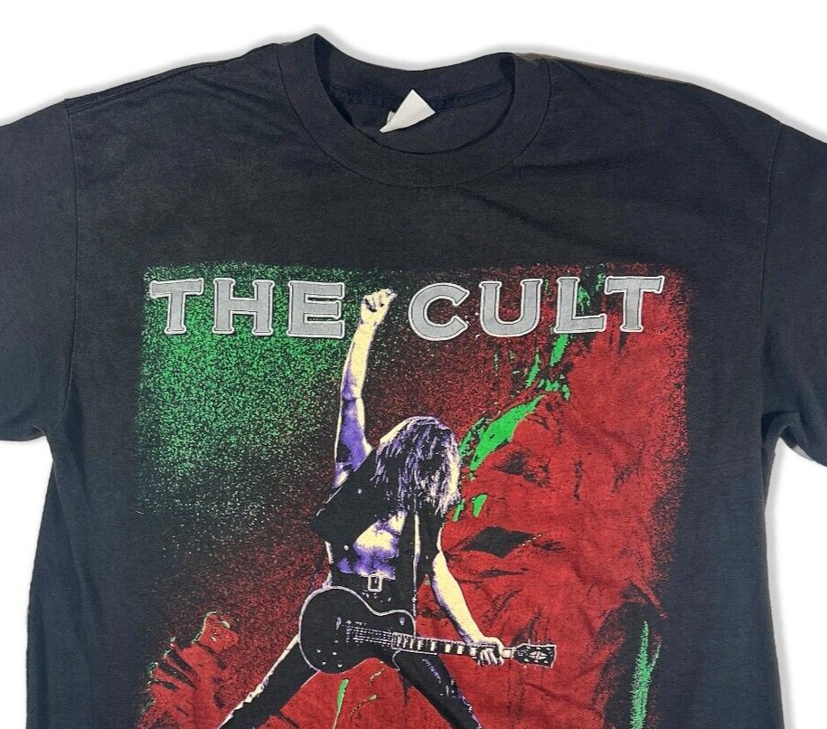1989 The Cult "Sonic Temple" Vintage Concert Tour T-Shirt, XL