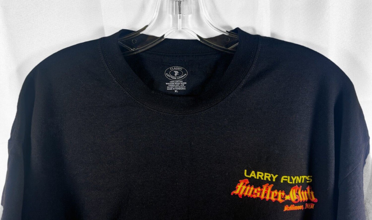 Vintage Larry Flynt's Hustler Gentleman's Club Baltimore | Black XL T-Shirt