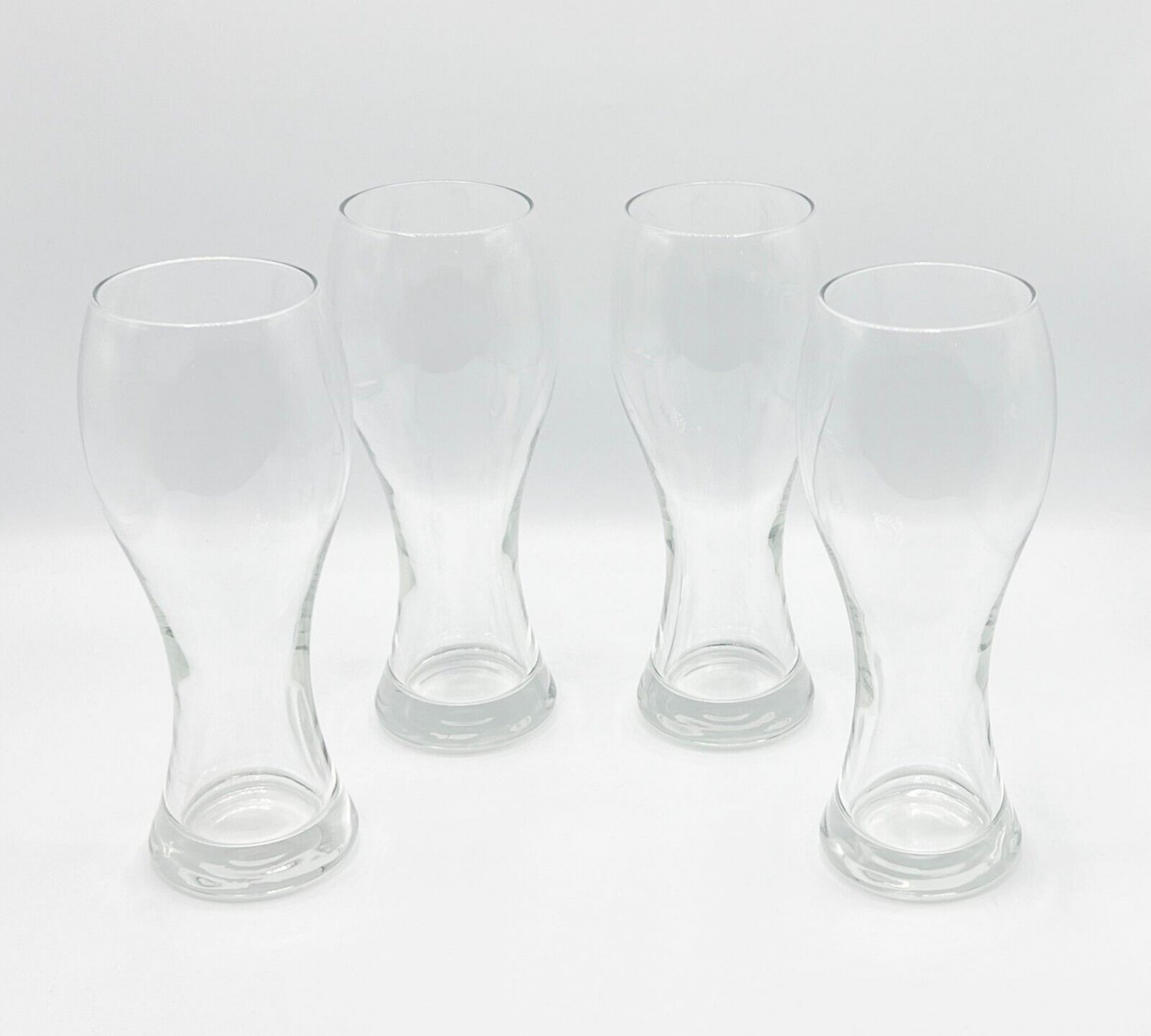 Libbey Craft Brews Wheat Beer Glasses, 23oz / 680ml Pilsner Glasses, Set of 4