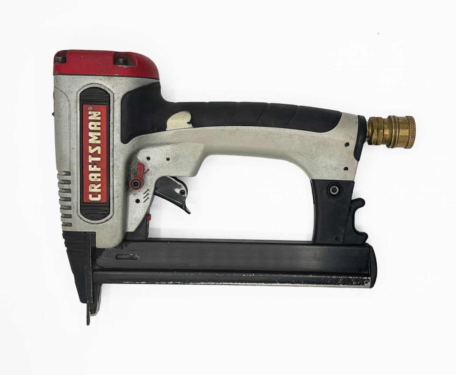 CRAFTSMAN-1/4" Pneumatic Oilless Crown Stapler - 18 gauge 3/8" - 1 1/4 ...