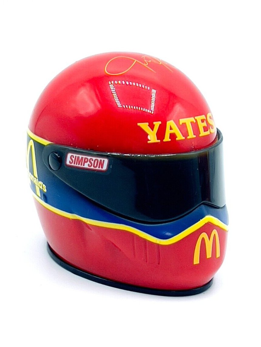 RARE Simpson Signature Edition NHRA Jim Yates McDonald's Mini Helmet