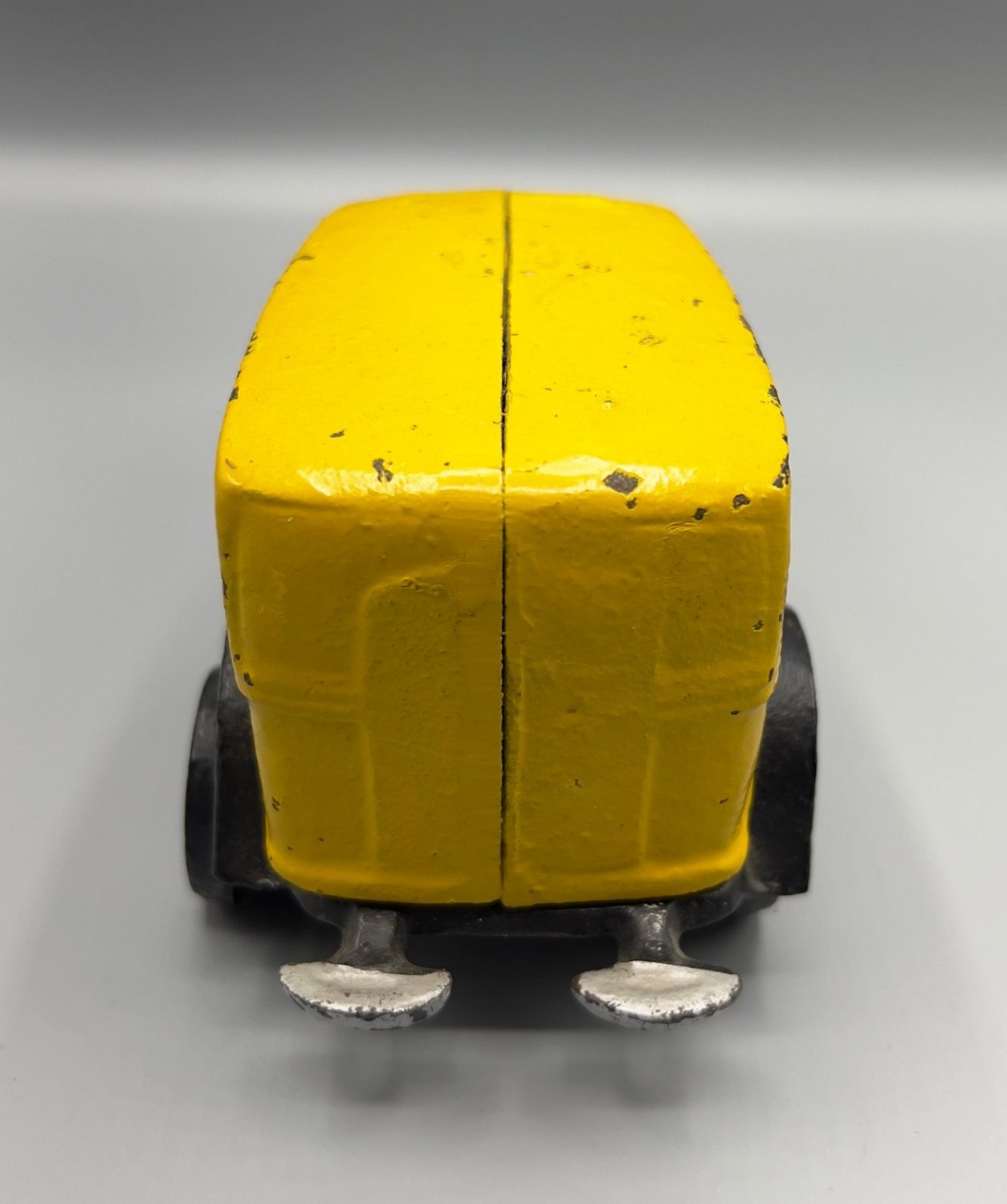 Vintage Coca-Cola Coke Yellow Cast Iron Delivery Truck Toy Car Vehicle