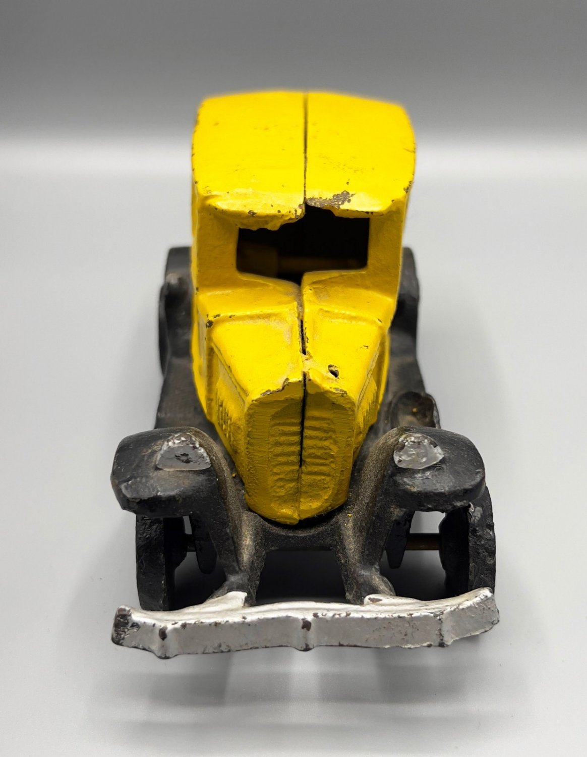 Vintage Coca-Cola Coke Yellow Cast Iron Delivery Truck Toy Car Vehicle