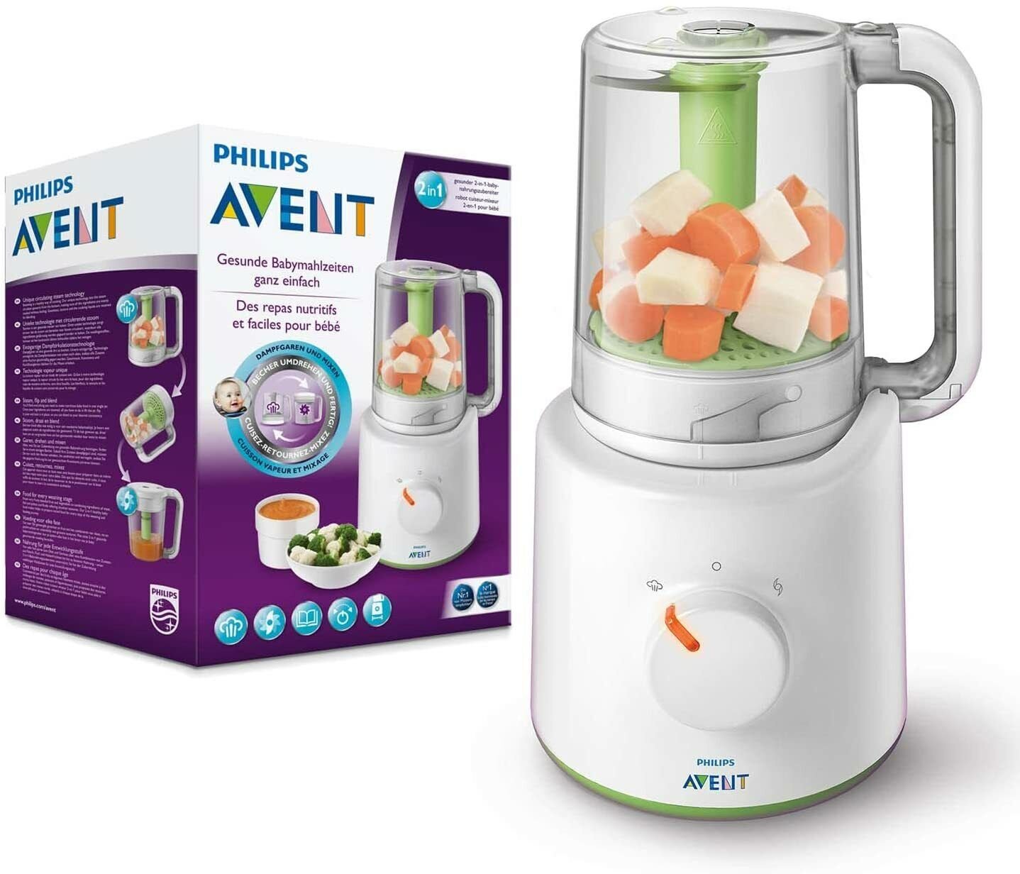 Philips Avent Scf870/20 Processor Of Food for Infants 2 On 1 Baking Grinds