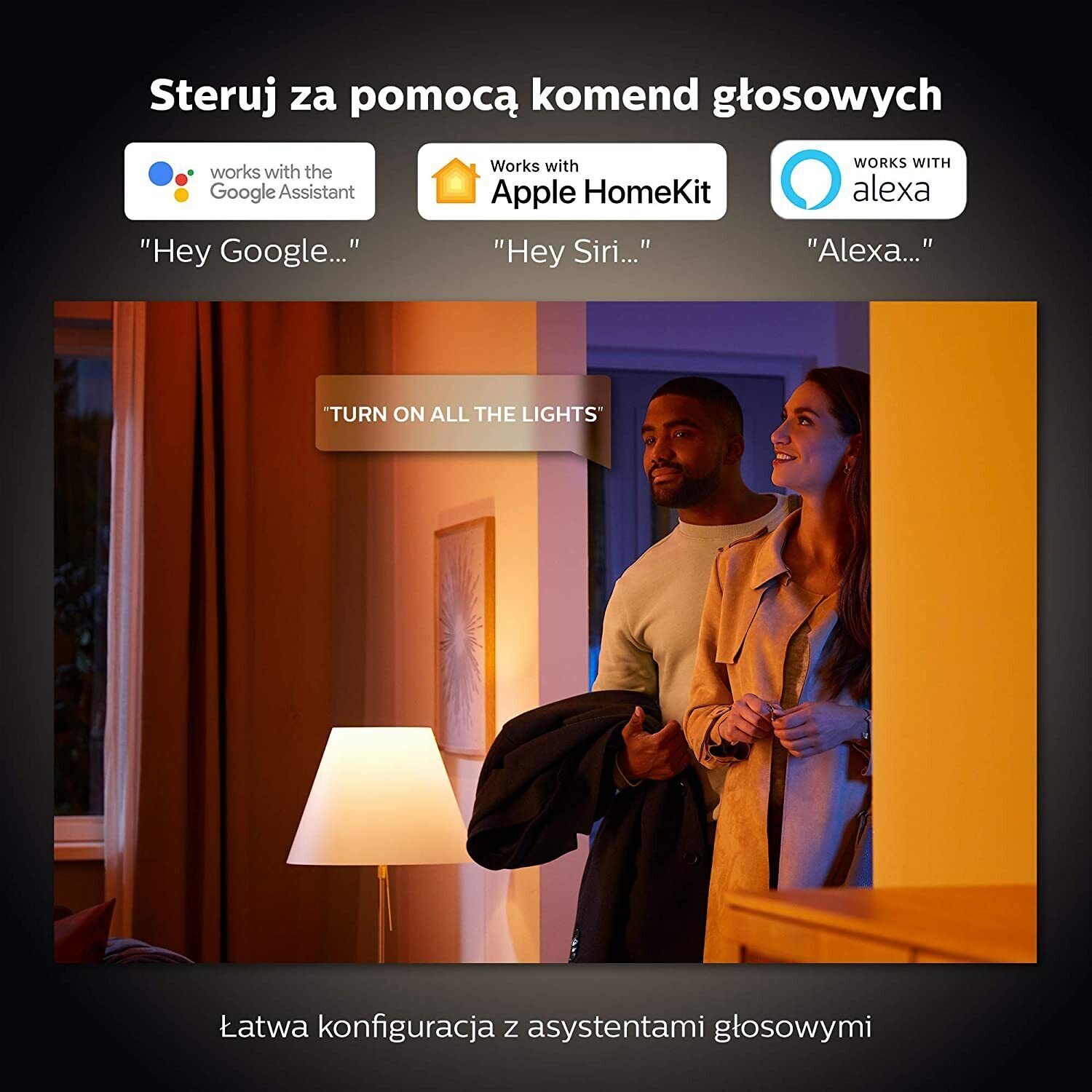 Philips Hue Wellner Lamp Table Smart LED Bluetooth Light White 8,5 W