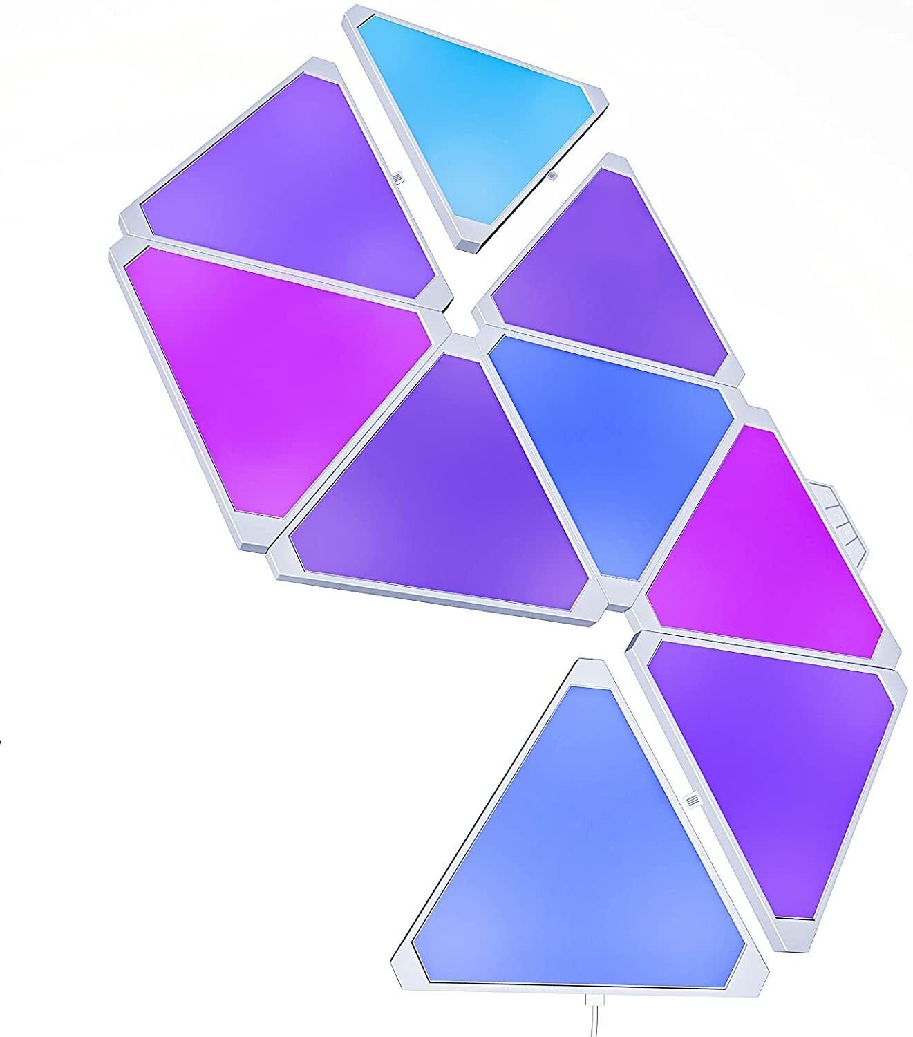 Smart Lamps Wall LED Triangle RGB Colour Rhythm Edition Alexa, Google Home