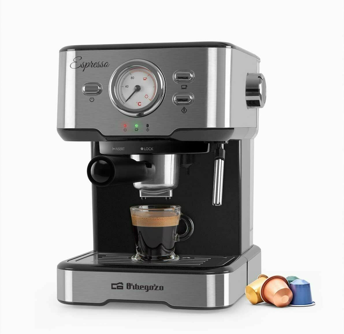 Orbegozo EX 5500 - Coffee Maker for Espresso And Cappucino 20 BAR Of Press