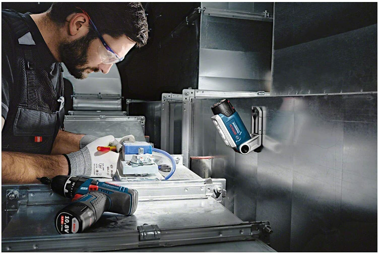 Bosch Professional 12V System Flashlight Workforce; A Battery Gli 12V ...