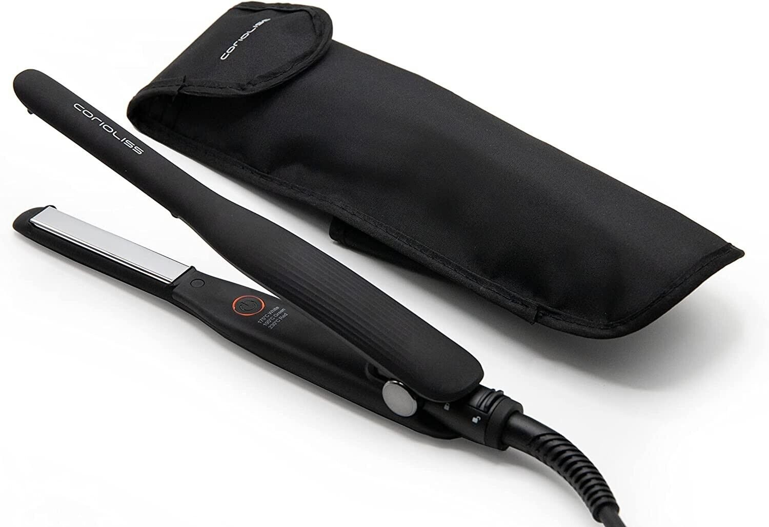 Corioliss Ironing for The Hair Mini C-Slim Plates Titanium Extra Slim ...