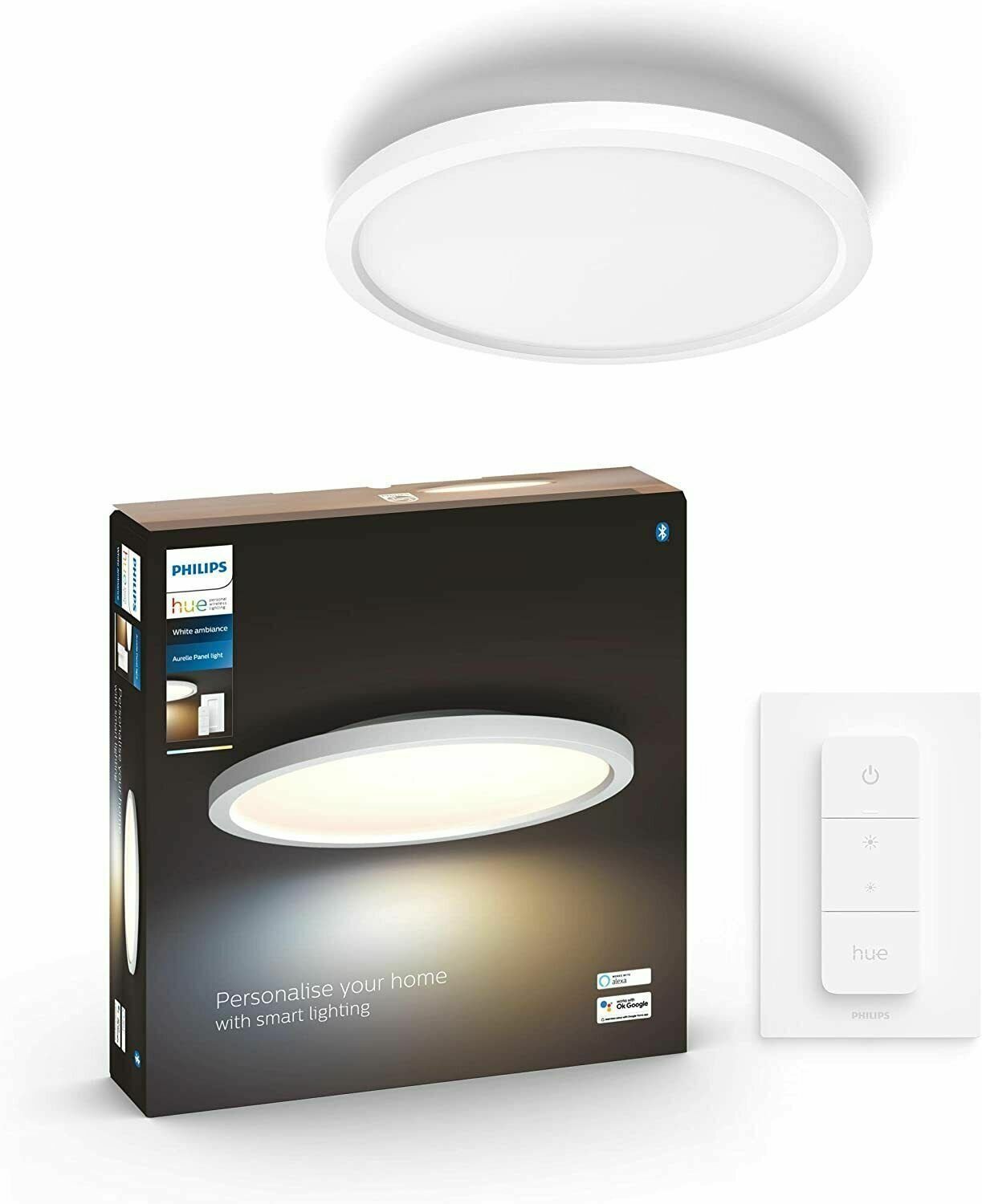 Philips Hue Lamp Panel Of Ceiling LED White Smart Alexa And Google Home