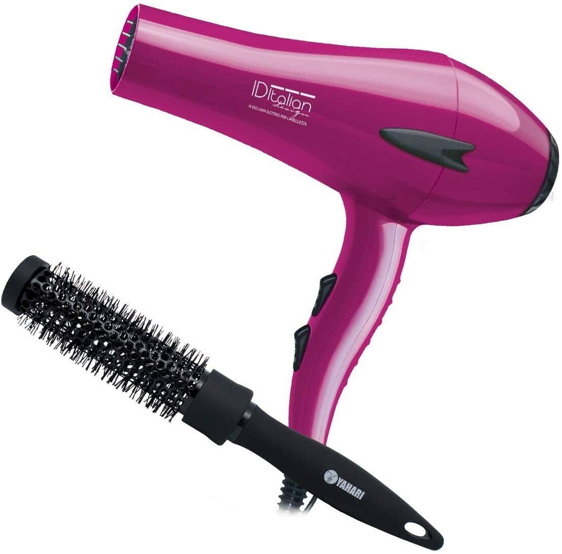 ID Italian Design Pack Care of The Hair With Brush Thermal Ceramic