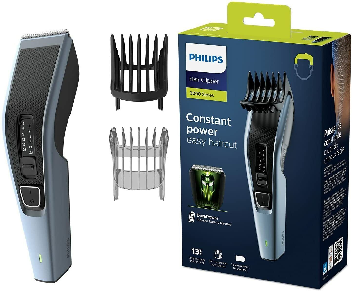 Philips Hc3530/15 Cortapelos Series 3000 Blades Steel Stainless 13 Lengths