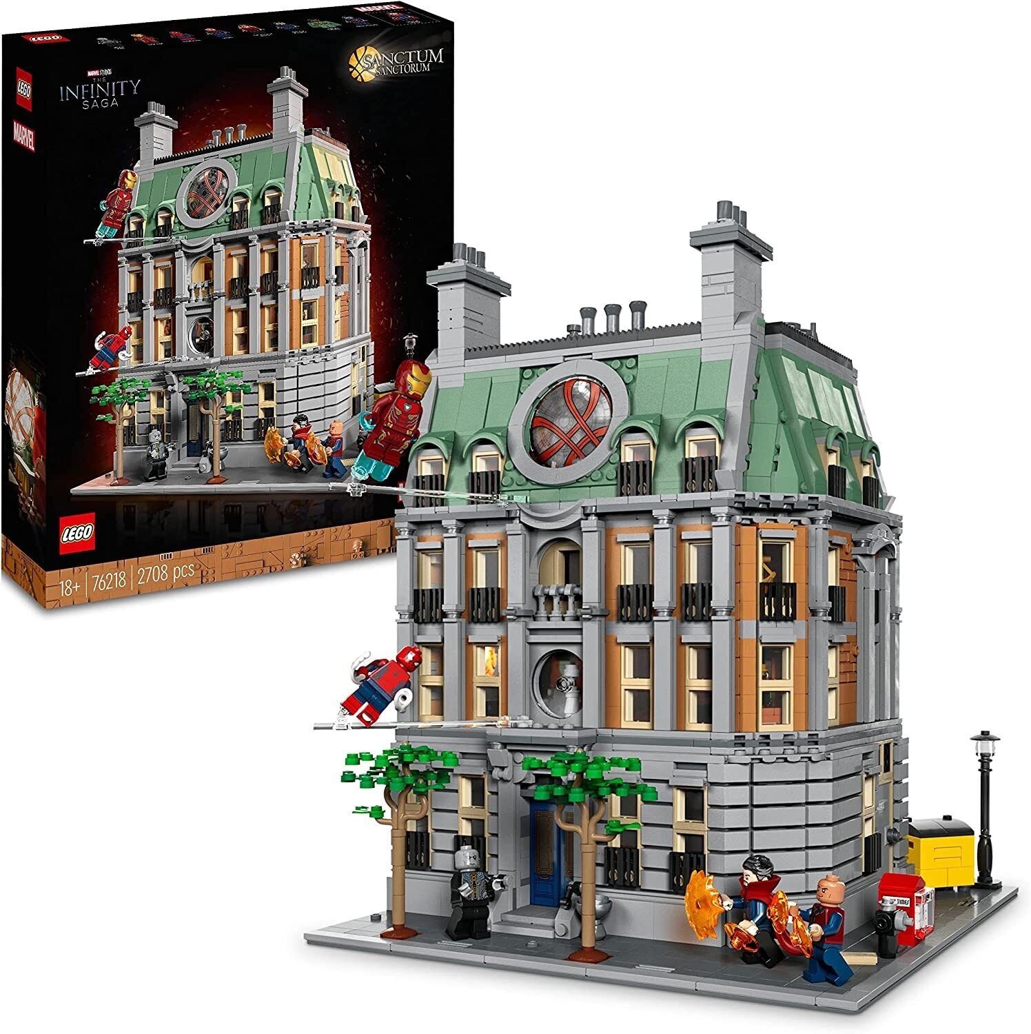 LEGO 76218 Marvel Santuario, Modular Buildings, Mini Figures Doctor ...