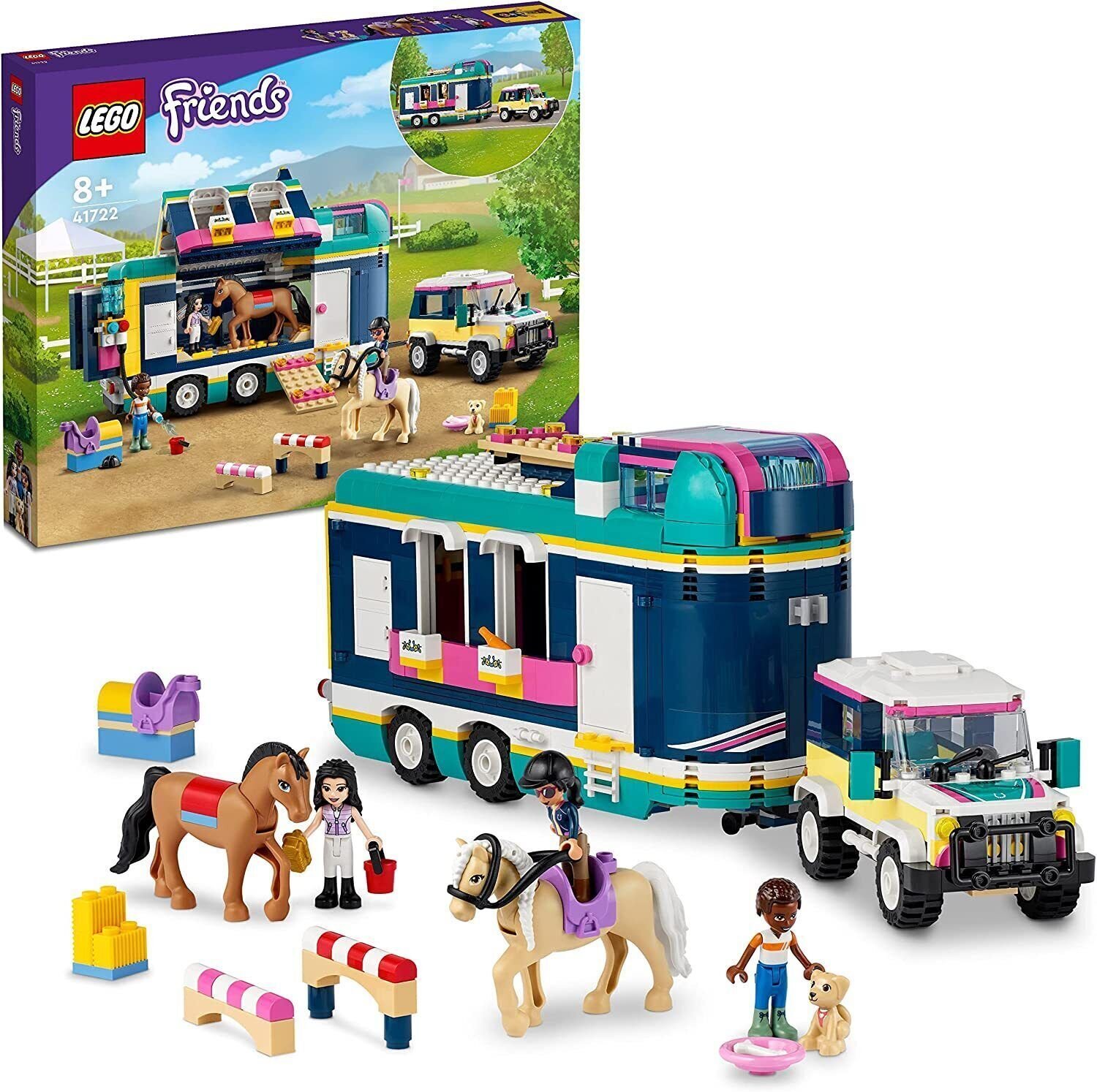 LEGO 41722 Friends Trailer Of Display Equine Transporter Animals 8 Years