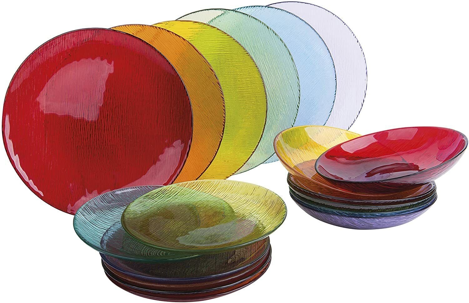 Excelsa Tableware 18 Piezas.servicio Table 18 Parts Of Glass Centrifugato