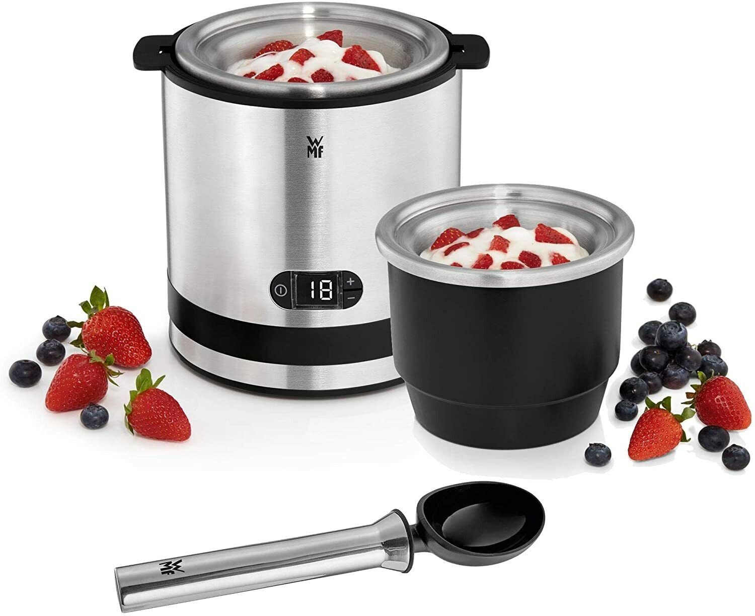 WMF Kitchenminis - Fridge 3 On 1, Yoghurt Ice Cream, Sorbet, Ice, 12 W ...