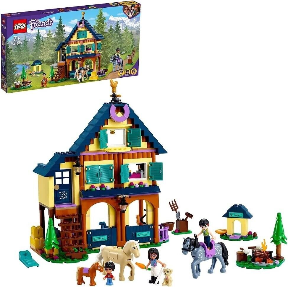 LEGO 41683 Friends Forest: Centre Of Riding, Toy Of Construction Of Ranc