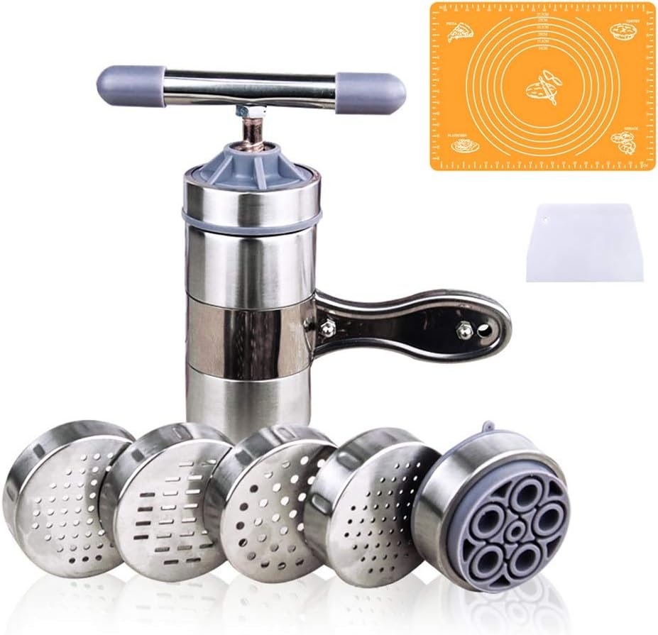 CHSEEO Fresh Pasta Machine Pasta Press Stainless Steel Pasta Cutter