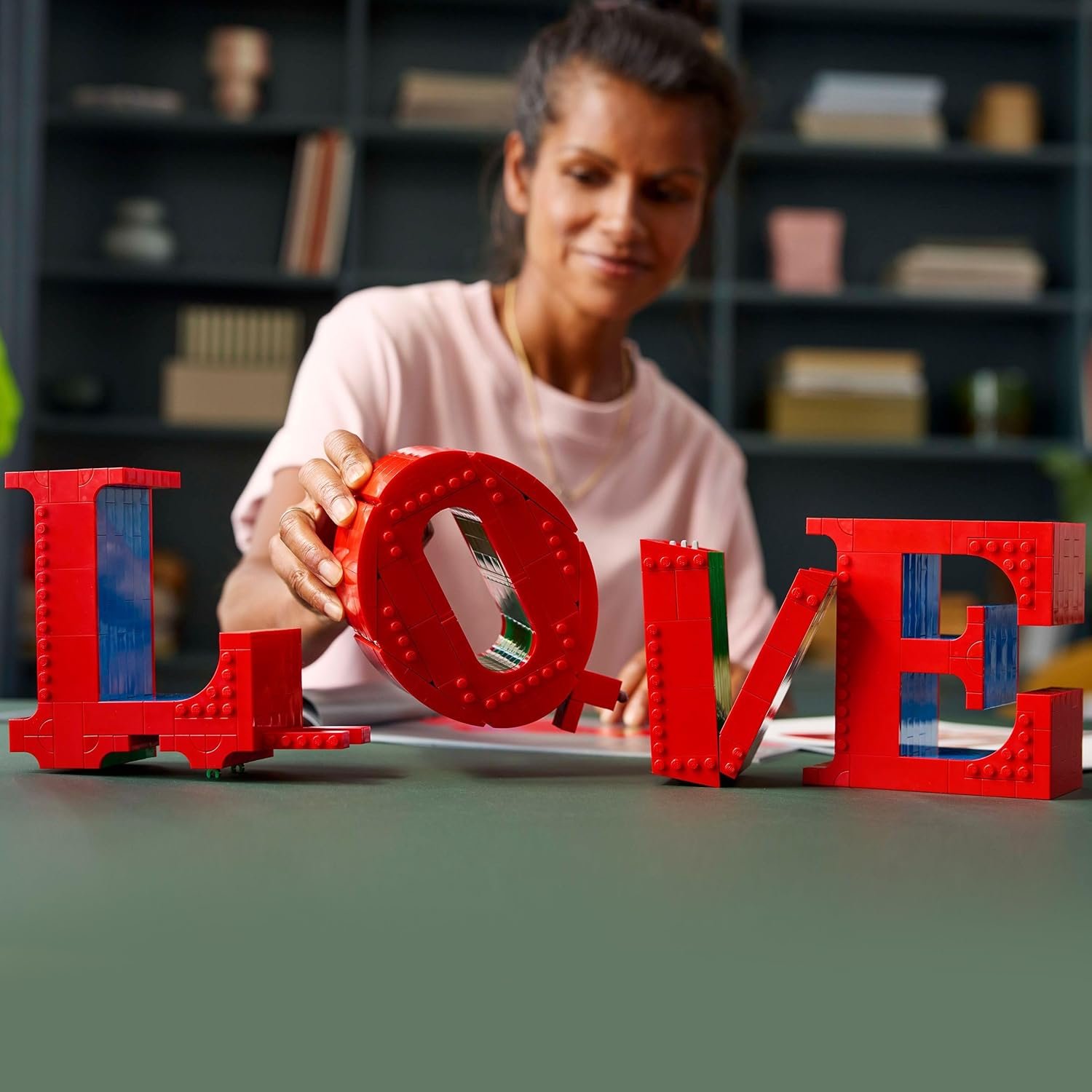 LEGO Art Love 3D Model Kit for Adults