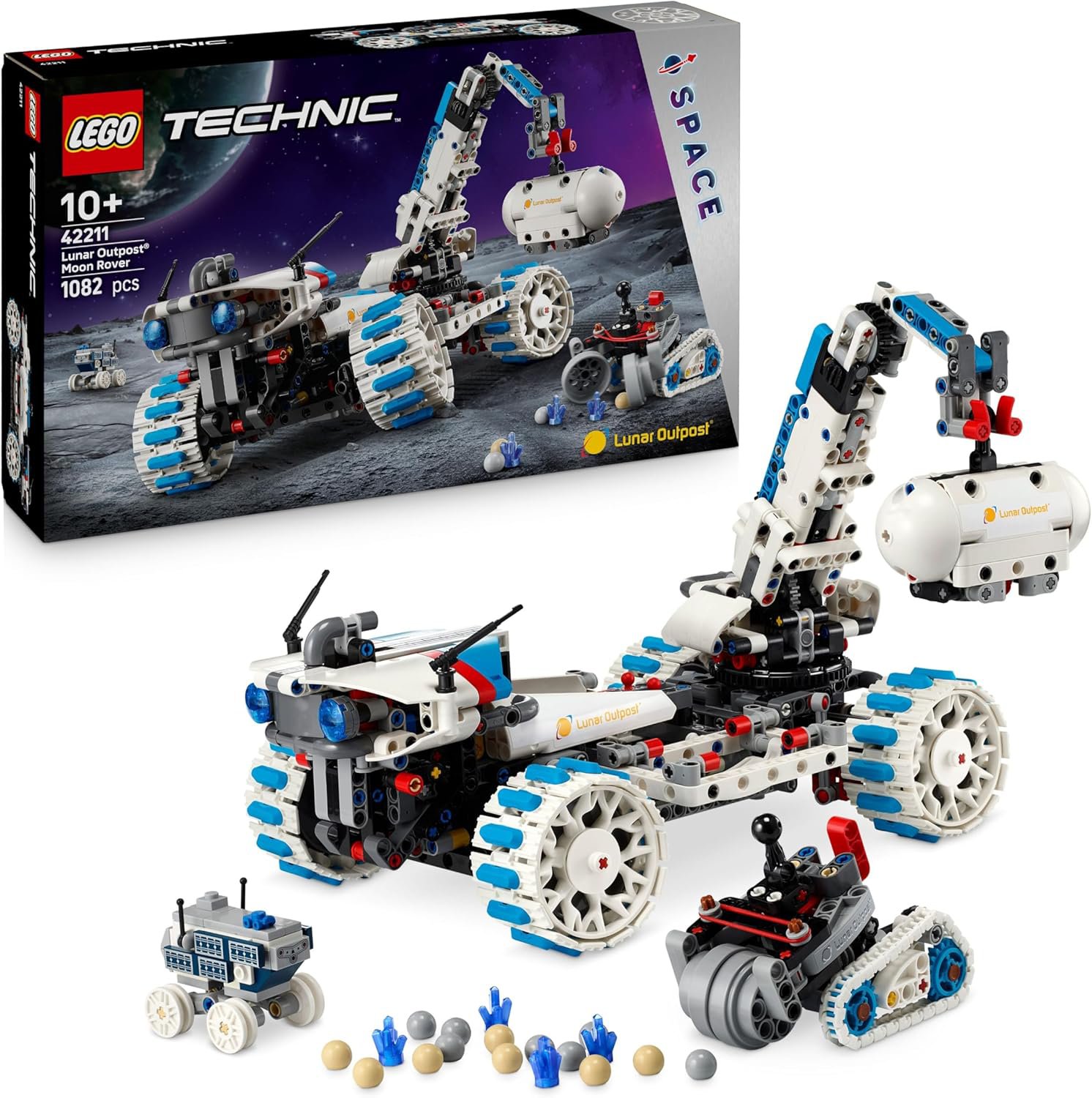 LEGO Technic Lunar Outpost Vehicle: Lunar Rover - Interactive Science