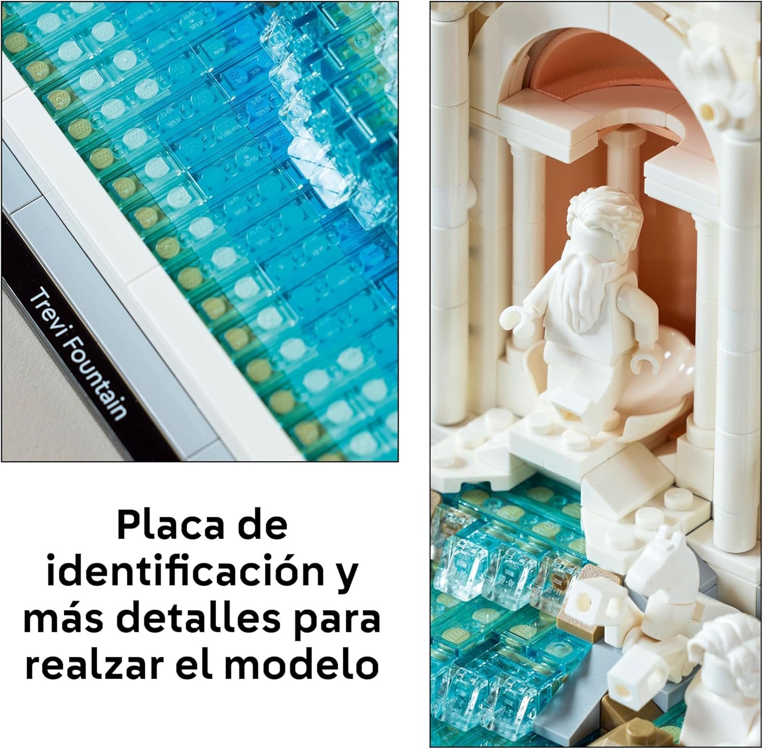 LEGO Architecture Trevi Fountain Model Kit for Adults, Italian Baroque