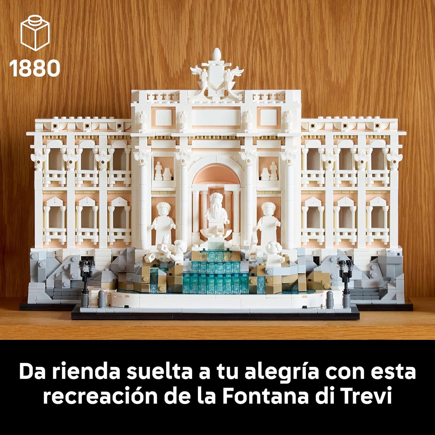 LEGO Architecture Trevi Fountain Model Kit for Adults, Italian Baroque