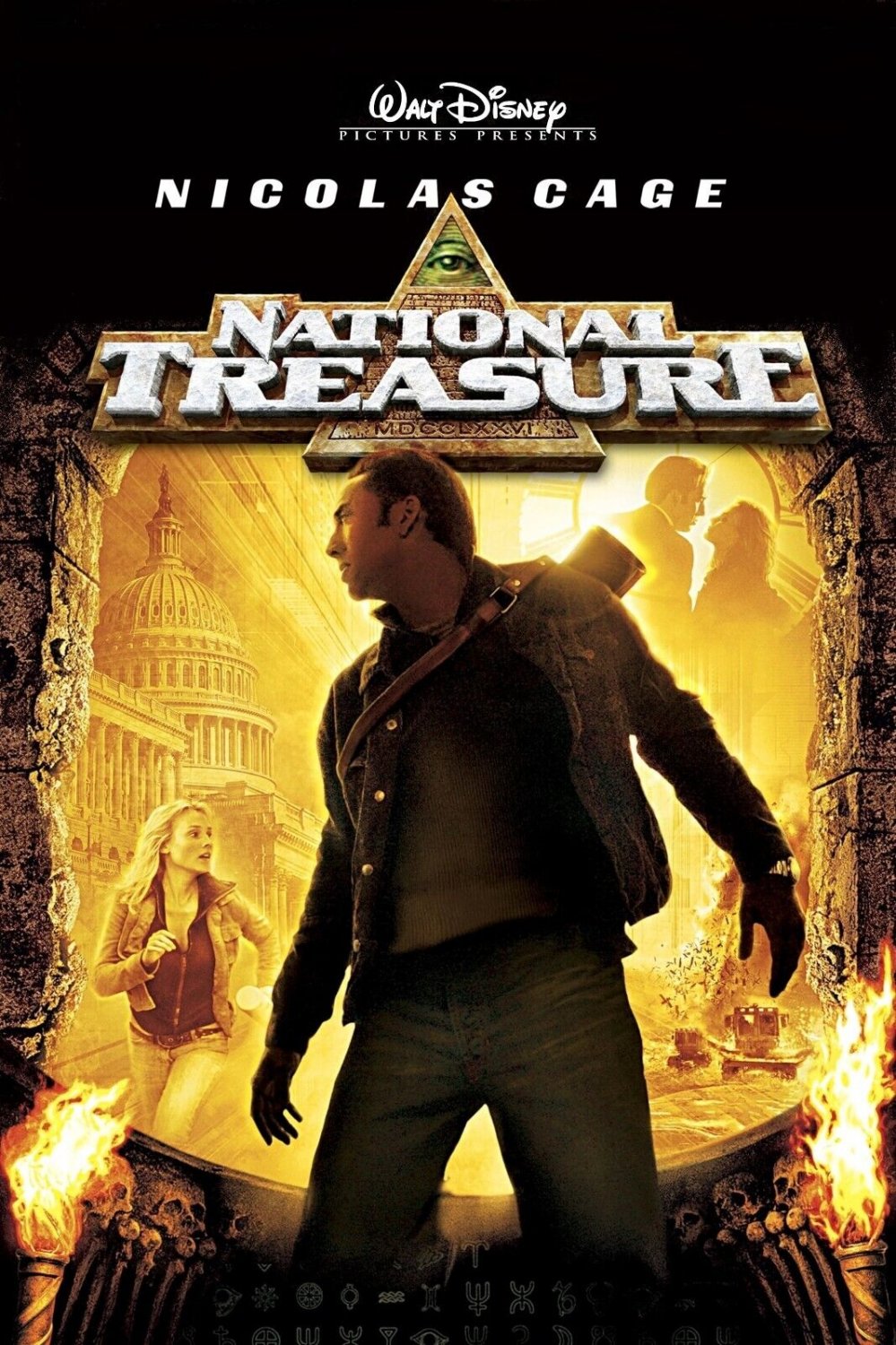 Disney's National Treasure Movie Poster | 2004 | 11x17 | NEW | USA