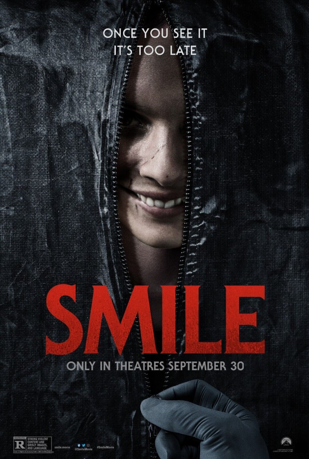 Smile Movie Poster | 2022 | 11x17 | NEW | USA