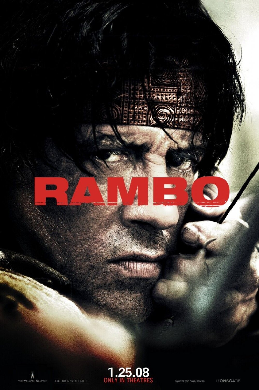 Rambo IV Movie Poster 2008 - 11x17 Inches | NEW USA