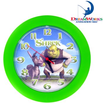 DREAMWORKS LLC® SHREK AND DONKEY CLOCK