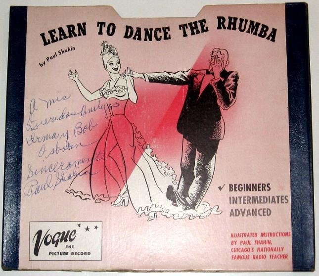 VOGUE PICTURE RECORD 2 Disc Set Rhumba Box w Autographed Cover Complete ...