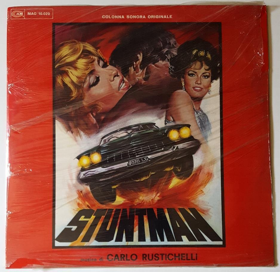 STUNTMAN Original Soundtrack Carlo Rustichelli BRUNO NICOLAI Italian CAM LP