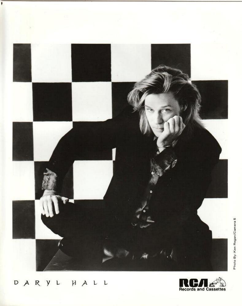 Daryl Hall 1980's RCA Promo Press Photo by Ken Regan 8x10 Checkered ...