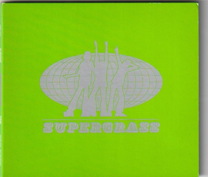 Supergrass - Alright / Time 1995 UK Import Promo CD Single in Digipak