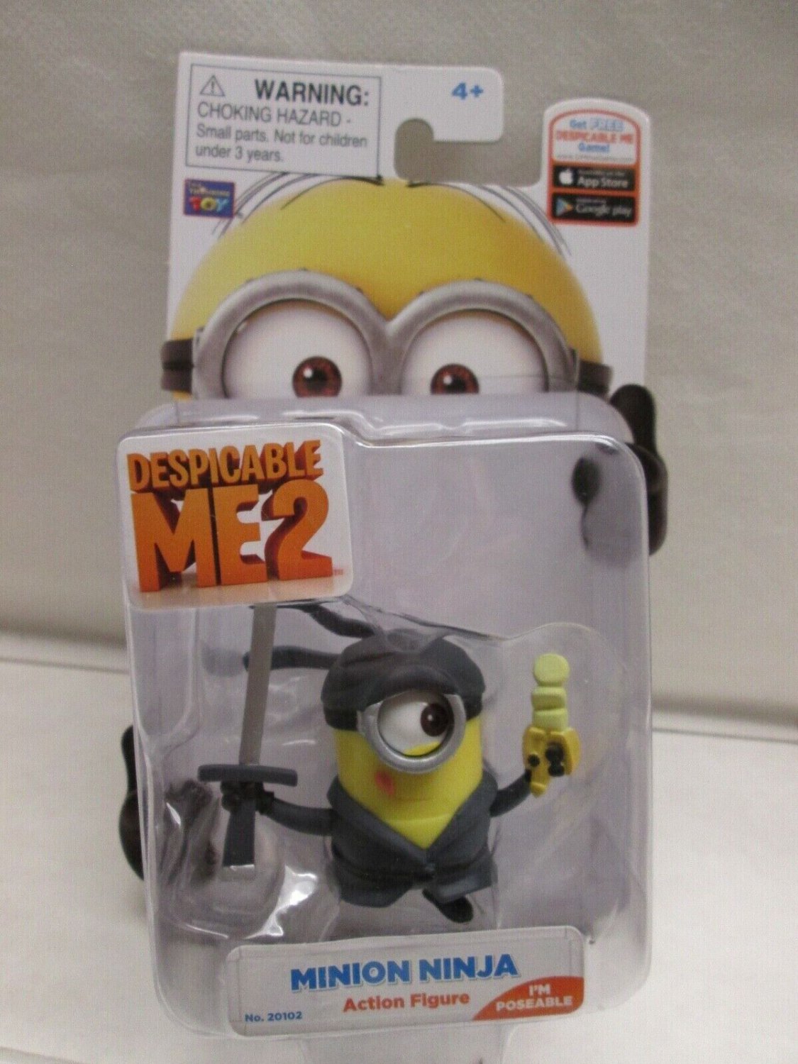 Despicable Me 2 Minions Movie Ninja Thinkway Toys Action Figure