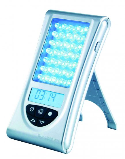 PORTABLE ARTIFICIAL SUNLIGHT LIGHT BOX~SAD THERAPY
