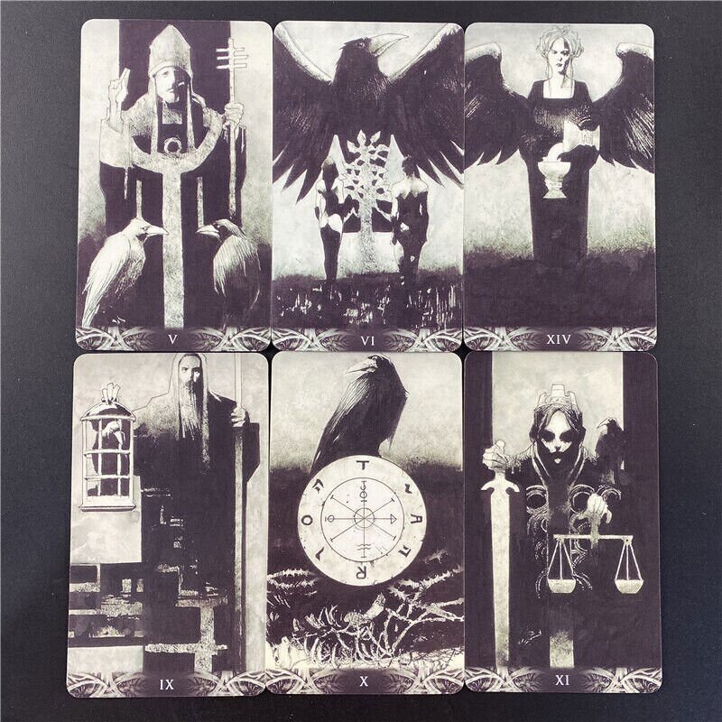 Murder of Crows Tarot - 78 Card Deck Divination Occult Oracle Game Cards